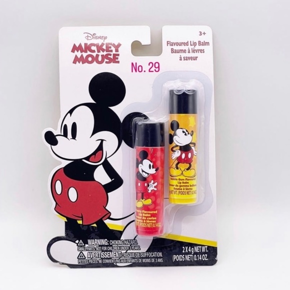 Disney | Accessories | Disney Mickey Mouse 2pack Lip Balms Set | Poshmark